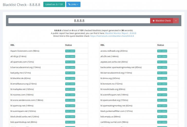 How to do a Blacklist Check? – HetrixTools