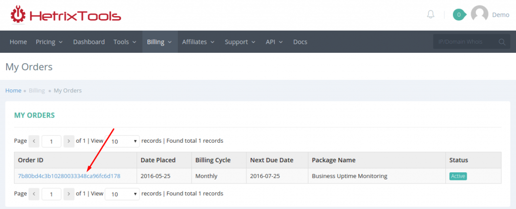 Creating and Canceling Stripe Subscriptions – HetrixTools