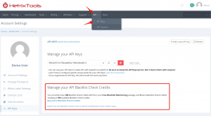 Blacklist Check Credits (also known as API Checks) – HetrixTools